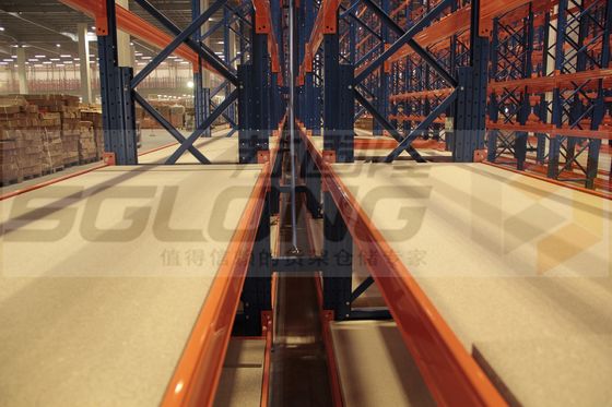 High Efficiency Heavy Duty Warehouse Racks , Metal Storage Rack System