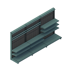 Modular Supermarket Display Rack, Adjustable Shelf Width, Space-Saving ...