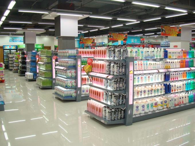 Customizable Convenient Washing Lotion Shelf , Glass Cosmetic Display ...